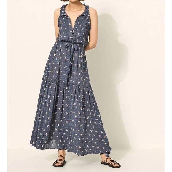 Kivari | Dresses | New Kivari Ari Maxi Dress In Navy | Poshmark